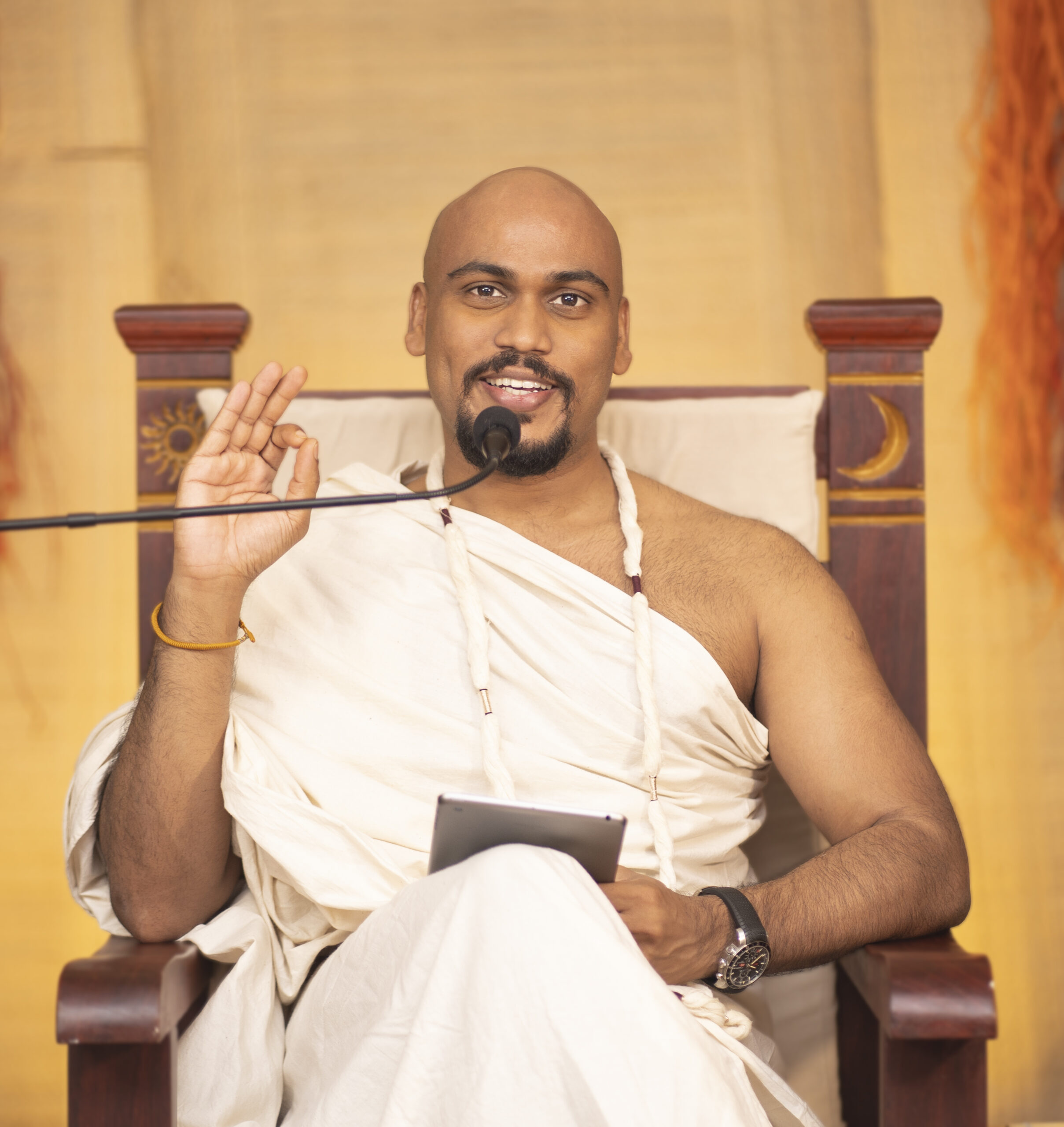 Bharat Gaurav Acharya Sambuddh - Yogi Gabon, Africa - Bharat Gaurav Awards